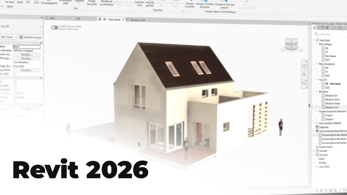 Revit 2026 - Maîtriser l’interface, les vues et les feuilles