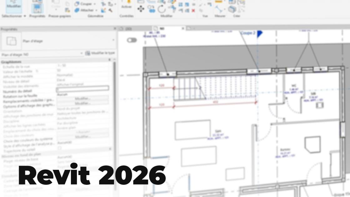 Revit 2026 - Éléments 2D et gestion de projet