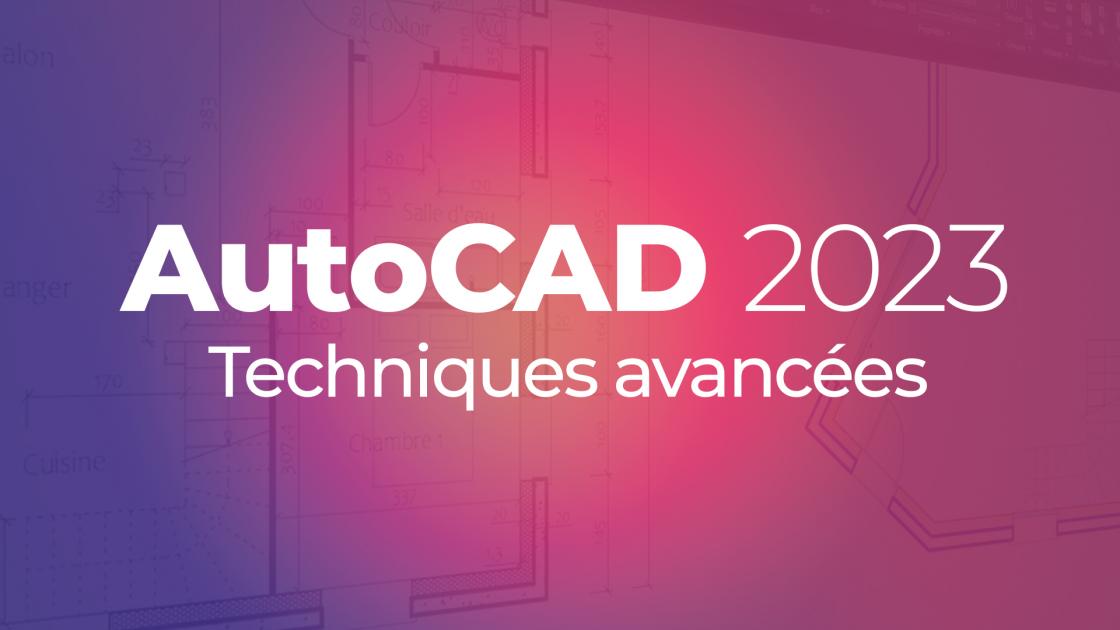 AutoCAD 2023 - Techniques avancées