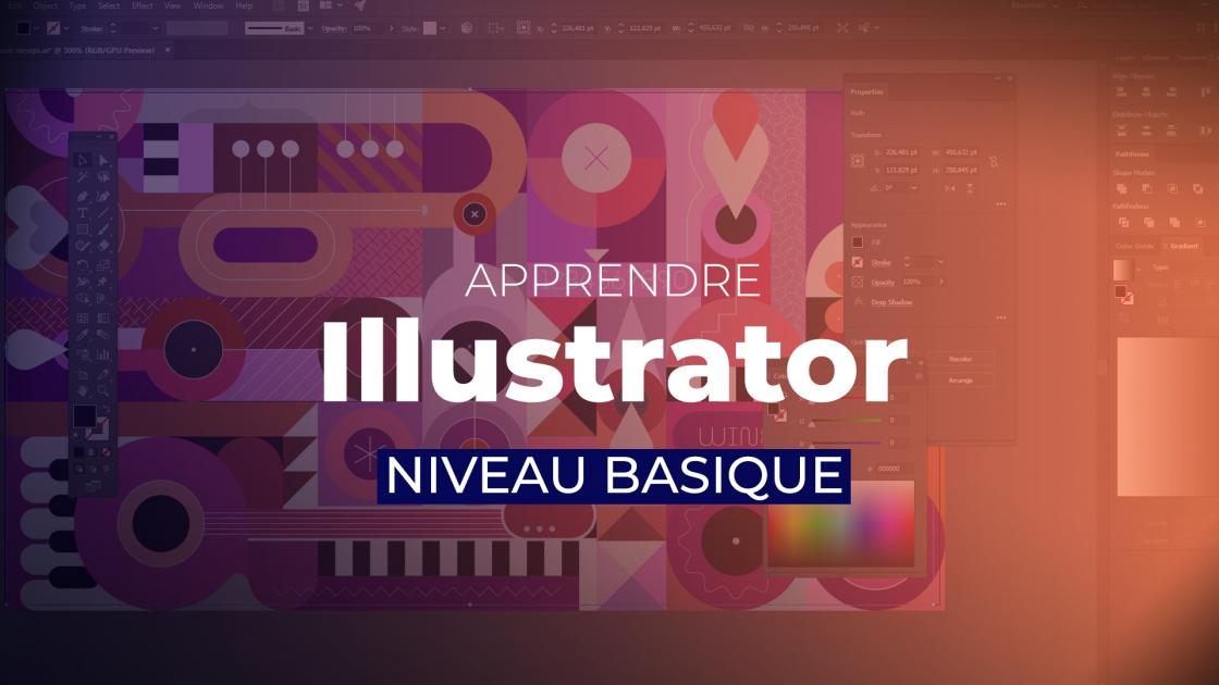 Apprendre Illustrator : Niveau Basique