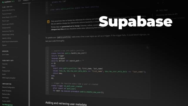 Utiliser l'API de Supabase pour la Gestion des Données